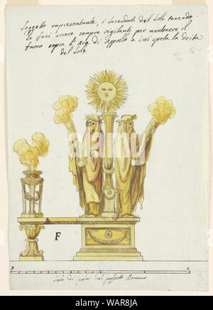 Drawing, Design for an Andiron, late 18th century Stock Photo - Alamy