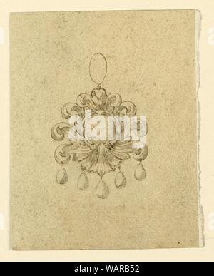 Drawing, Design for Palmette Pendant, 16th century Stock Photo - Alamy
