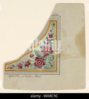 Drawing, Design for Textile, ca. 1860 Stock Photo - Alamy