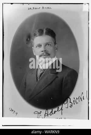 Dr. Adolf Bickel Stock Photo - Alamy