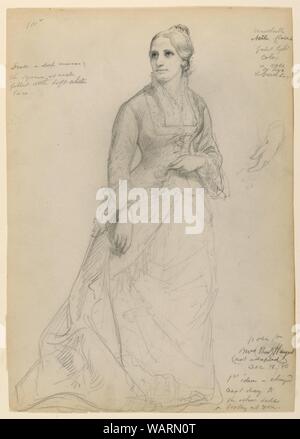 Drawing, Mrs. Rutherford B. Hayes, December 21, 1880 Stock Photo - Alamy