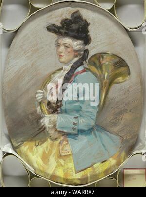 Drawing, Portrait of Sarah Cooper Hewitt in French Costume, 1899 Stock ...