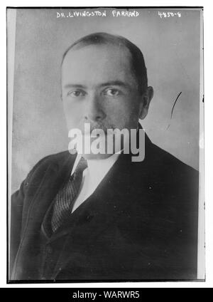 Dr. Livingston Farrand Stock Photo - Alamy