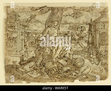 Drawing, Representation of Apollo, ca. 1590 Stock Photo - Alamy