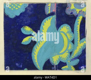 Drawing, Textile Design- Distel (Thistle), 1910–17 Stock Photo - Alamy