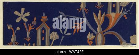 Drawing, Textile Design- Li-tai-po, 1919 Stock Photo - Alamy