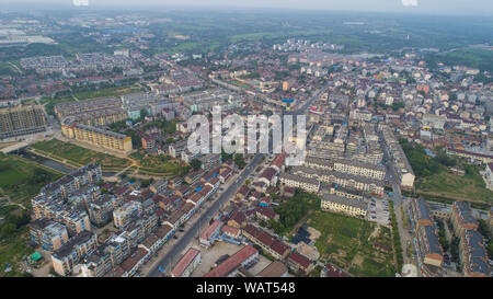 Anhui, Anhui, China. 22nd Aug, 2019. Anhui, CHINA- Aerial photo taken ...