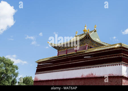 Sichuan ,CHINA-Gemo Temple , also known as Huiyuan temple, is one of ...