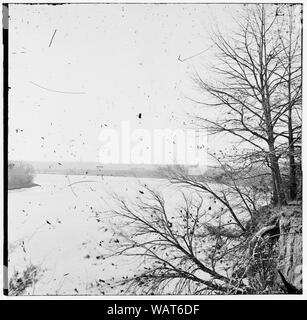 Dutch Gap, Virginia (vicinity). View on James River. Civil war ...