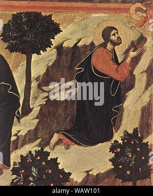 Duccio di Buoninsegna - Agony in the Garden Stock Photo - Alamy