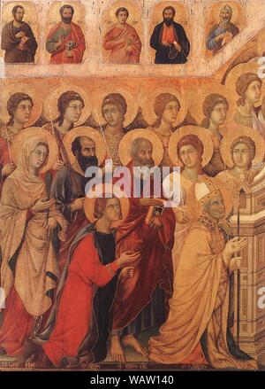 Duccio di Buoninsegna - Maestà (detail Stock Photo - Alamy