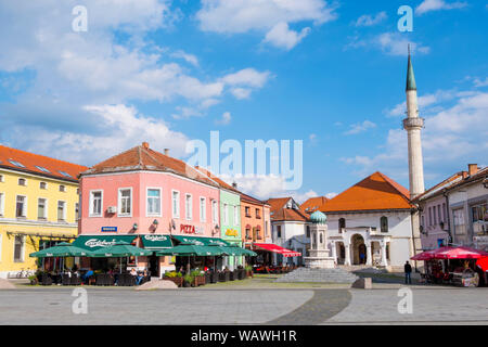 Trg Slobode, old town, Tuzla, Bosnia and Herzegovina Stock Photo - Alamy
