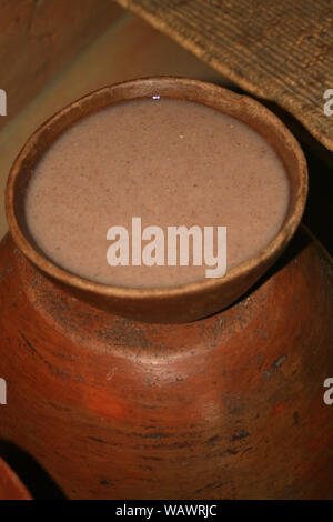 Traditional sorghum porridge, Basotho Cultural Village, Free State ...