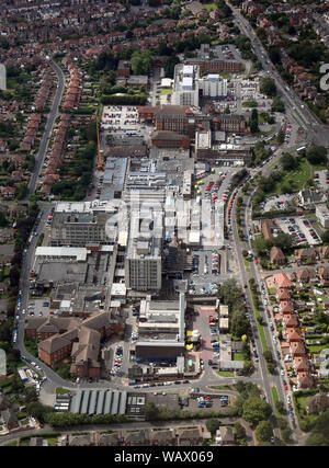 aerial view of Doncaster Royal Infirmary & Park Hill Hospital Stock ...