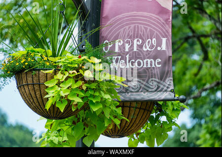 Cherokee, North Carolina,USA - August 3,2019: Indian village in ...