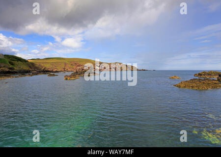 St Abbs Head and Starney Bay from St Abbs, Berwickshire, Scottish ...