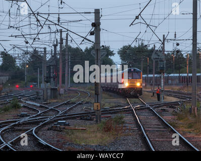 serco caledonian sleeper train class 92 electric locomotive 92018 Stock ...