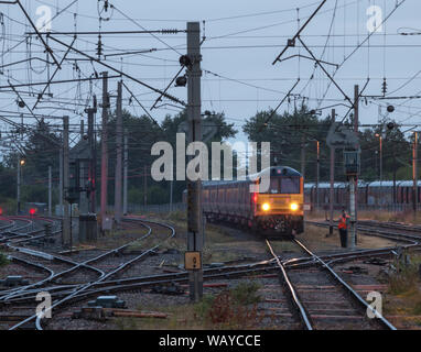 serco caledonian sleeper train class 92 electric locomotive 92018 Stock ...