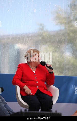 Angela Merkel 18082019 f Wehnert Stock Photo - Alamy