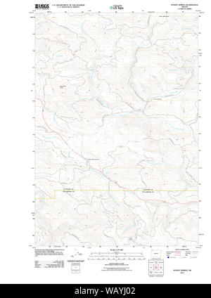 USGS Topo Map Oregon Spring Butte 281589 1963 24000 Restoration Stock ...