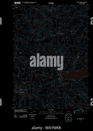 USGS Topo Map Oregon Sweet Home 20110908 TM Restoration Stock Photo - Alamy