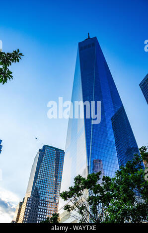 Freedom Tower (one WTC) highrises in Manhattan. One World Trade Center ...