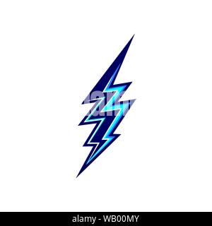 Bolt icon Vector Illustration design Logo template Stock Vector Image ...