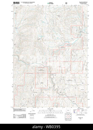 USGS Topo Map Oregon Tiller 282960 1944 62500 Restoration Stock Photo ...