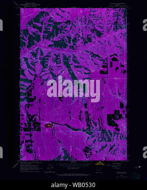 USGS Topo Map Oregon Tollgate 281850 1963 24000 Restoration Stock Photo ...