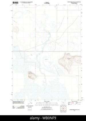 USGS Topo Map Oregon Warm Springs Reservoir 20110831 TM Restoration ...