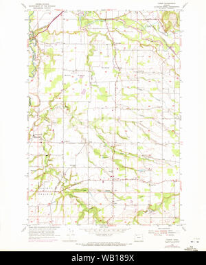 Yoder, Oregon, map 1955, 1:24000, United States of America by Timeless ...