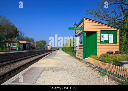 Harman's Cross Station on the Swanage Railway, Dorset, UK Stock Photo ...