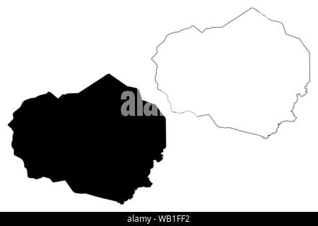 Olancho Department (Republic of Honduras, Departments of Honduras) map ...