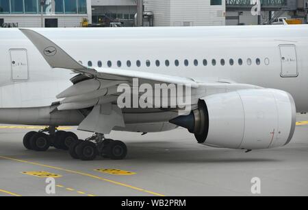 Lufthansa, New Livery, Airbus, A350, 900, A350-900, Side tail, elevator ...