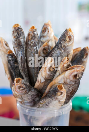 Dried fish for sale in market, Kibera slums, Nairobi, Kenya, East ...