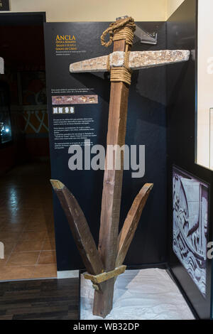 A Roman lead anchor 1st century BC - 1st century AD. Lead with light ...