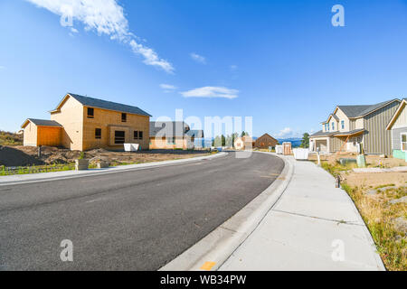 New Home construction of subdivision in Ontario, Canada Stock Photo - Alamy