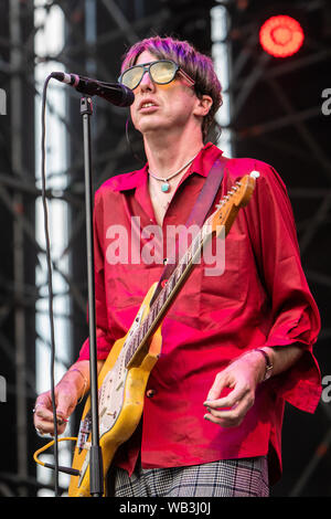 The American indie rock band Deerhunter performs a live concert at the ...