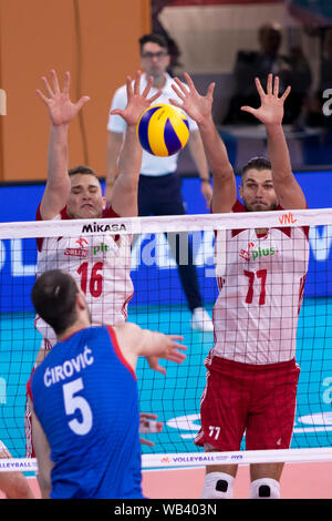 ATTACCO OF BARTLOMIEJ BOLADZ during Nations League Men - Polonia Vs ...