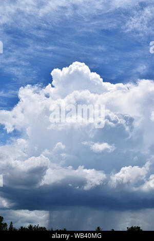 Storm clouds move above the White House as rain moves into the are on ...