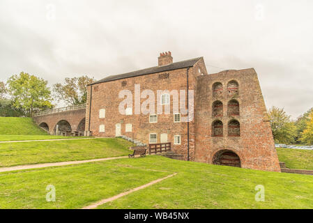 Moira Furnace is a nineteenth-century iron-making blast furnace located ...