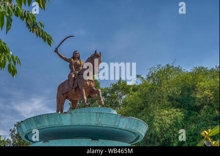 Kittur Rani Chennamma statue, Bengaluru, Karnataka, India, Asia Stock ...