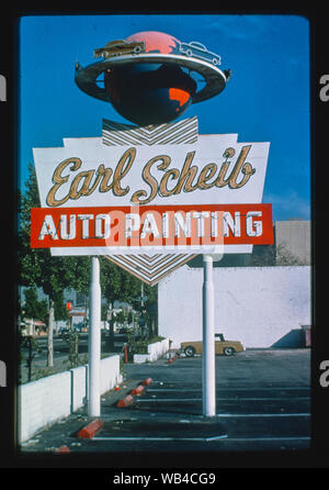 Earl Scheib sign, Beverly Hills, California; ca. 1977 Stock Photo - Alamy