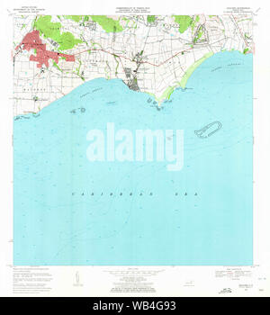 USGS TOPO Map Puerto Rico PR Adjuntas NO 361917 1947 10000 Restoration ...