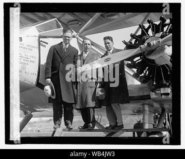 Lt. Comdr. Noel Davis, Lt. Comdr. Stanton H. Wooster, 4/11/27 Stock ...