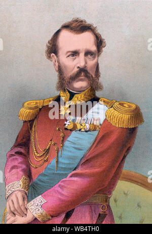 Alexander II of Russia, 1818 - 1881, Emperor of Russia, digitally ...