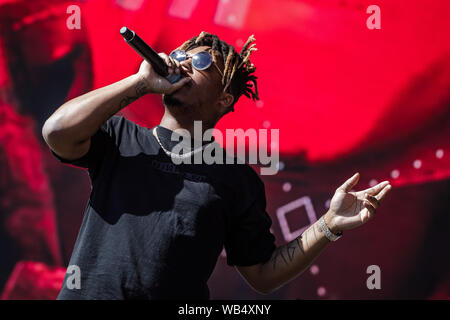Juice WRLD perform live on stage at Leeds Festival, UK, 24th August ...