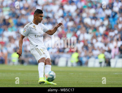 Real Madrid CF's Carlos H. Casemiro during La Liga match. Jan 18, 2020 ...