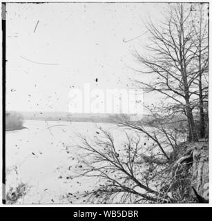 Dutch Gap, Virginia (vicinity). View on James River. Civil war ...