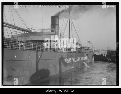 Dutch ship painted for 'War Zone', Photograph shows the Dutch steamship ...